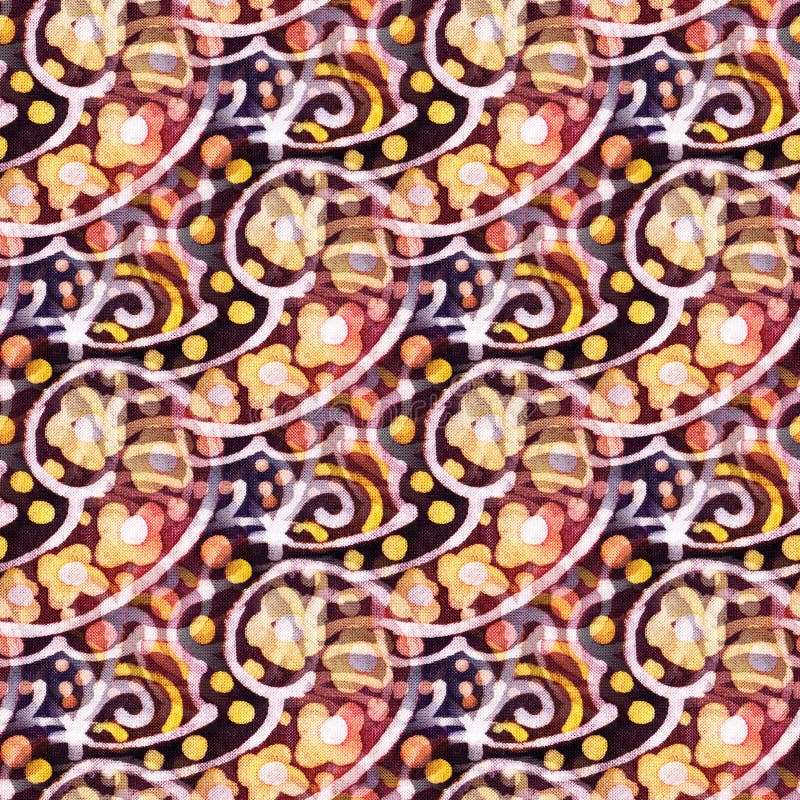 The Intricate Batik Pattern Stock Photo - Image of cloth, bright: 176805362