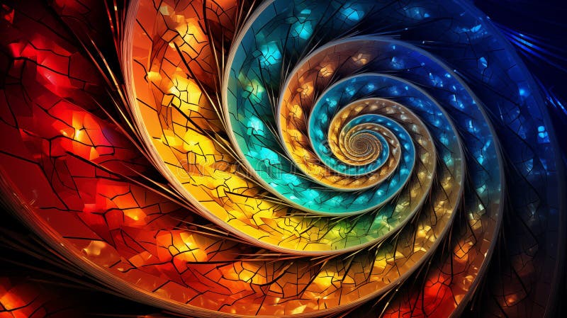 The Intricate Beauty of the Complex Spiral Lines, Meticulously Following the Rhythm of the ...