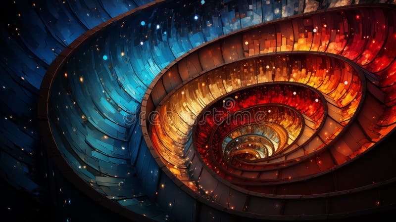 The Intricate Beauty of the Complex Spiral Lines, Meticulously ...