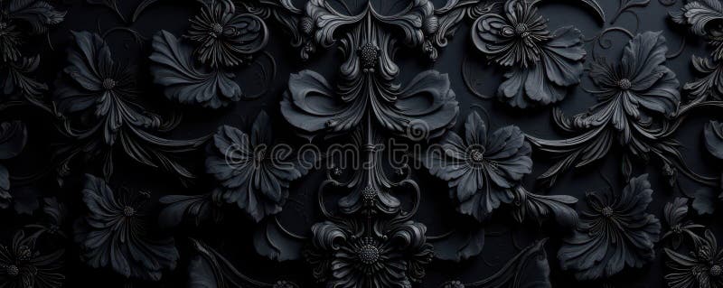 Floral Shadow Ink Stock Illustrations – 926 Floral Shadow Ink Stock ...