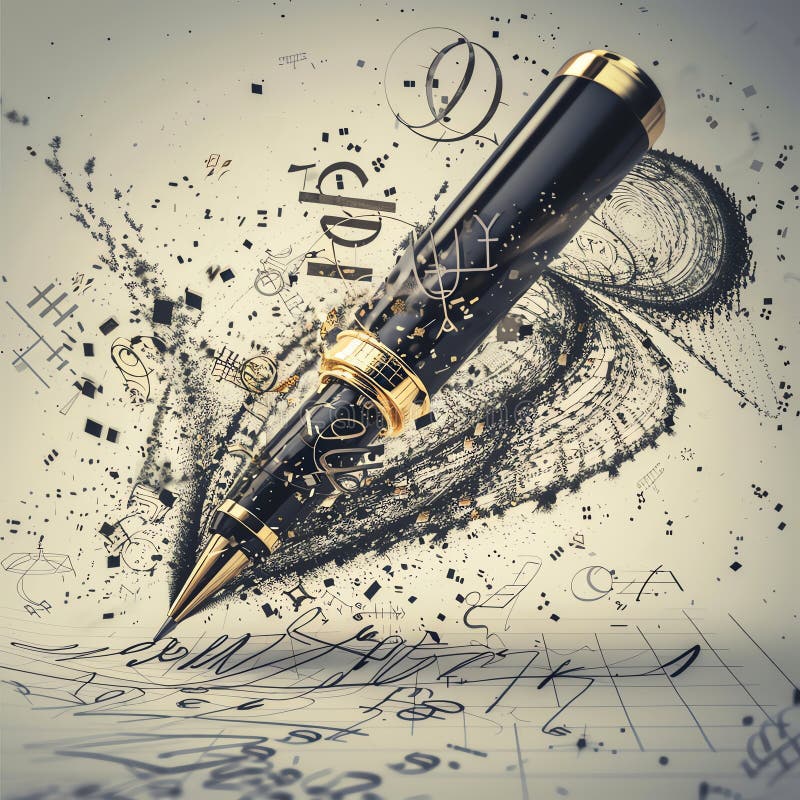 Artistic Writing Stock Illustrations – 27,027 Artistic Writing Stock ...