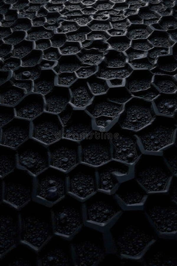 Intricate Black Hexagon Texture, Abstract Backdrop, Grunge, Flyer ...