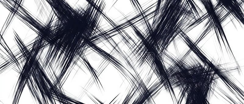 Intricate Black Ink Cross-hatching Pattern Creating Striking Depth on a ...