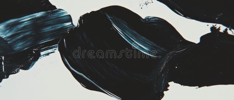 Intricate Black Ink Patterns Showcase Negative Space on a White ...