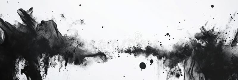 Intricate Black Ink Sketch Background with Abstract Elements Offering ...