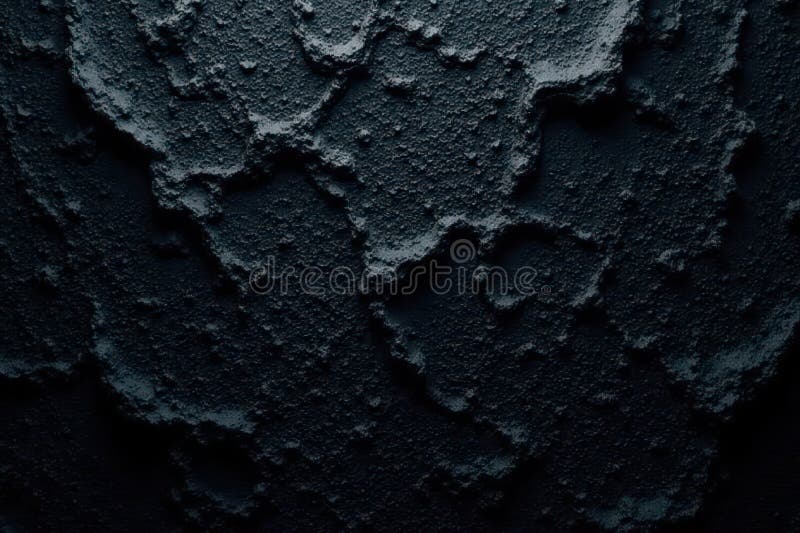 Intricate Black Texture, Deep Shadows, Rough Surface, Canvas, Stylish ...