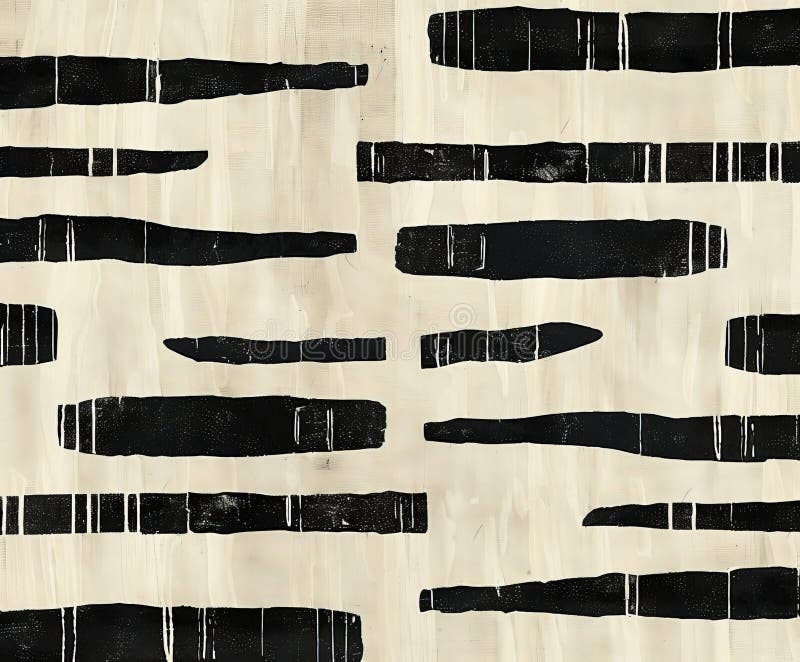 Detailed Black and White Pattern Stock Illustration - Illustration of ...