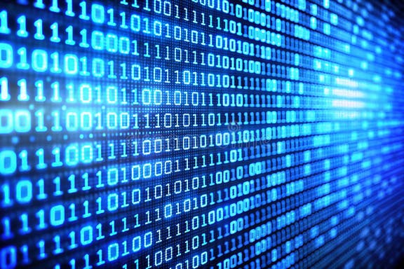 Intricate Blue Binary Code Background a Captivating Visual ...