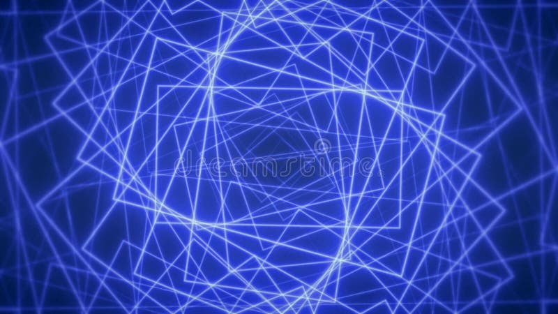 Intricate Blue Light Lines Form a Captivating Display Stock Footage ...