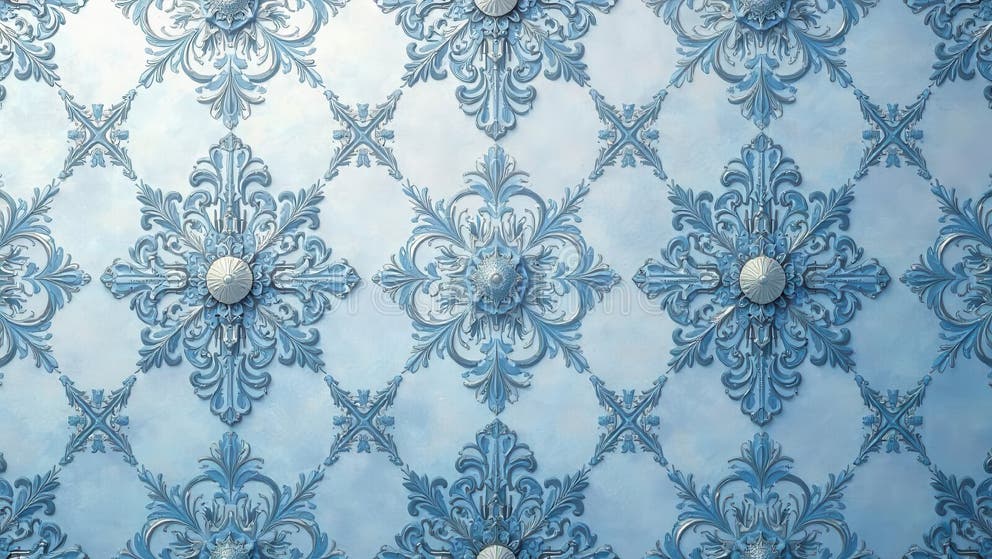 Detailed Damask Patterns Stock Illustrations – 1,677 Detailed Damask ...