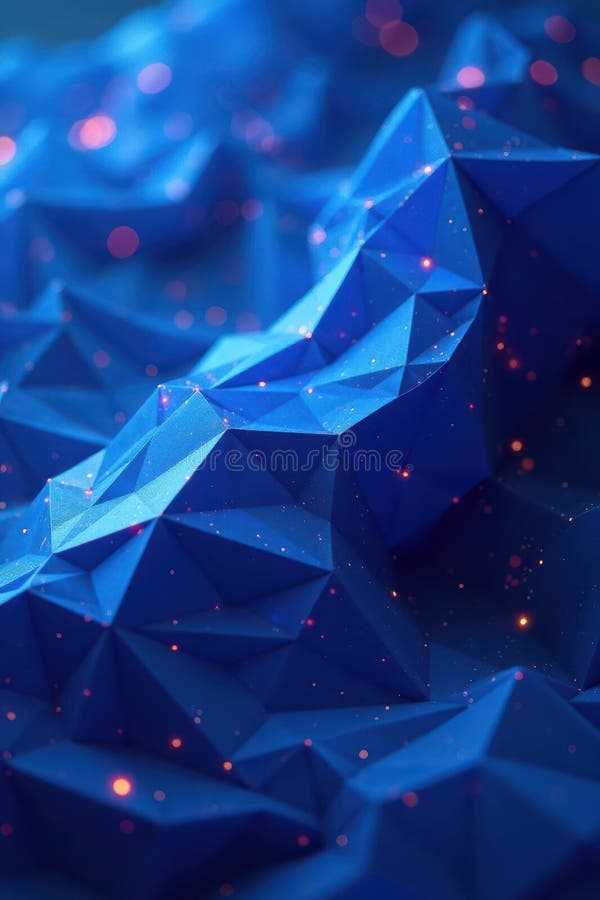 Intricate Blue Polygons Create a Vibrant Tech Inspired Texture , Tech ...