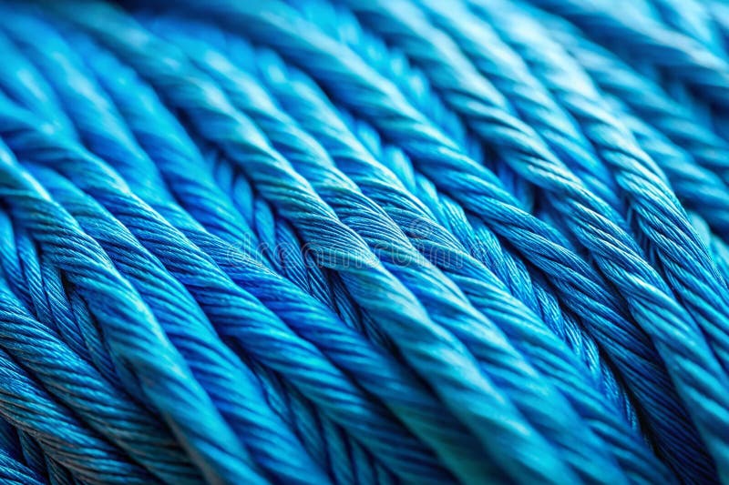 Intricate Blue Thread Texture a CloseUp Exploration of Woven Denim ...