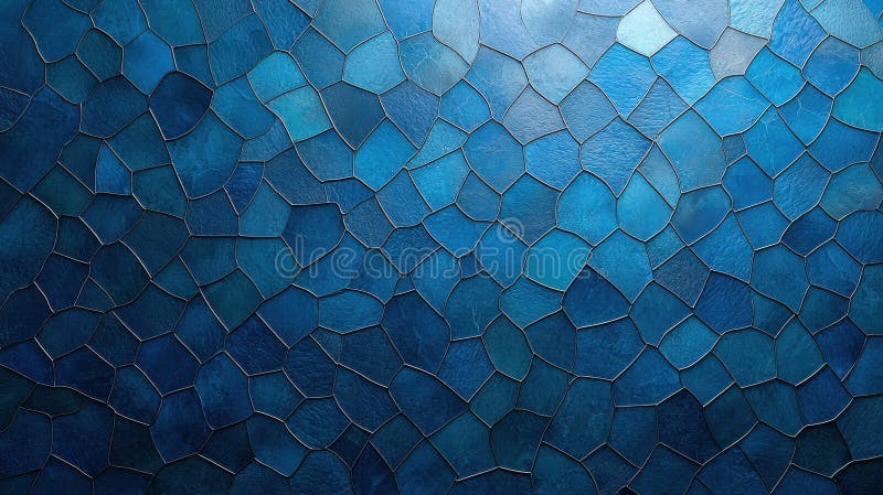 Intricate Blue Wall, a Textured Surface with Subtle Square Pattern ...