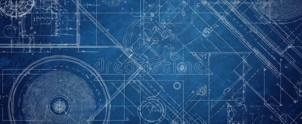 The Intricate Blueprint Design Showcasing Detailed Technical Schematics ...