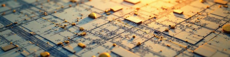 Intricate Blueprint Details with Geometric Patterns , Engineering ...