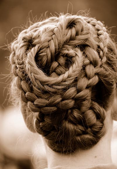 Intricate Braided Hair stock image. Image of pretty, girl - 6714097