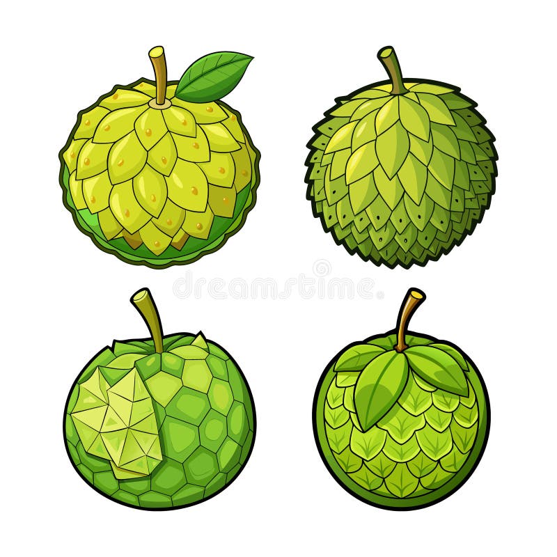 Intricate Breadfruit Illustration for Creative Use Stock Vector ...