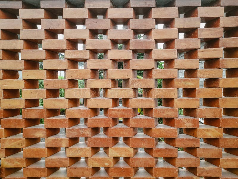 Intricate Brick Wall Design with Alternating Patterns and Textures ...