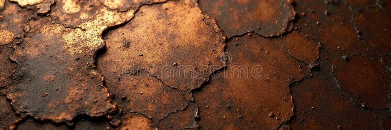 Intricate Bronze and Copper Metallic Texture Oxidized, Aged, Mottled ...