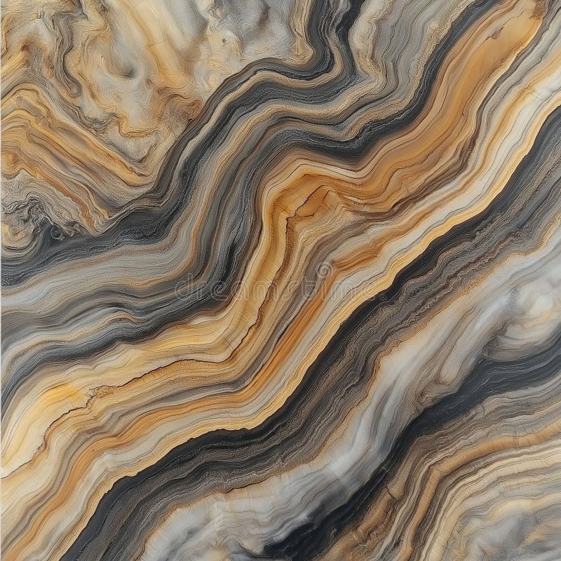 Intricate Brown and Gray Marble Patterns with Wavy Striations Stock ...