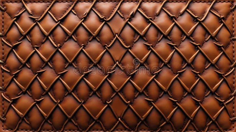 Intricate Brown Leather Glove Stitching Texture, High Quality Image ...