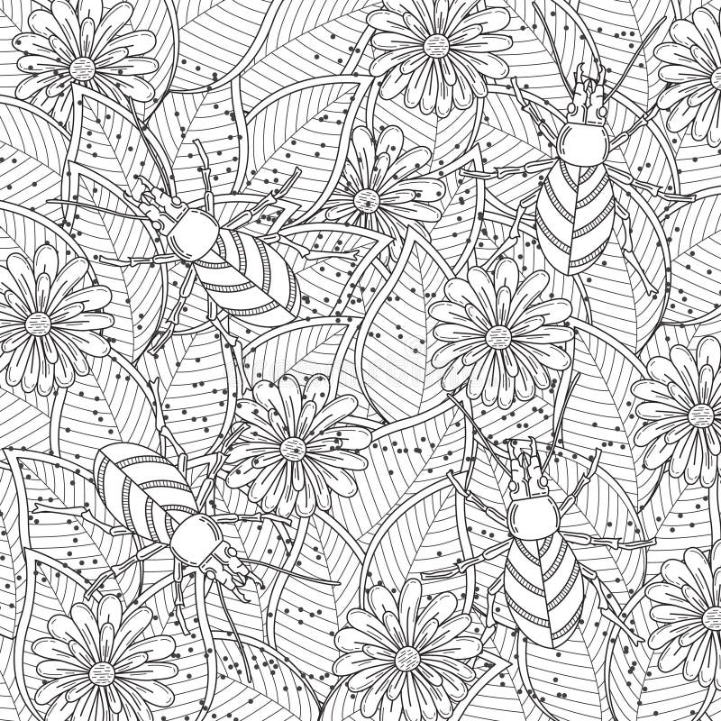 Intricate Bug Design. Vector Illustration Decorative Design Stock ...