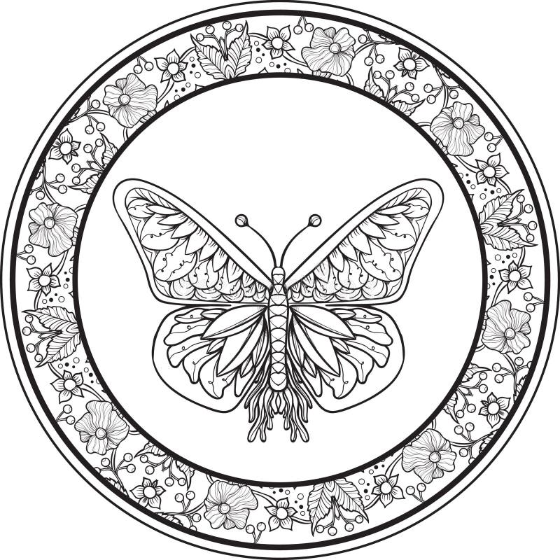 Intricate Butterfly Insect Shaped Symmetric Design in Art Deco Colours ...