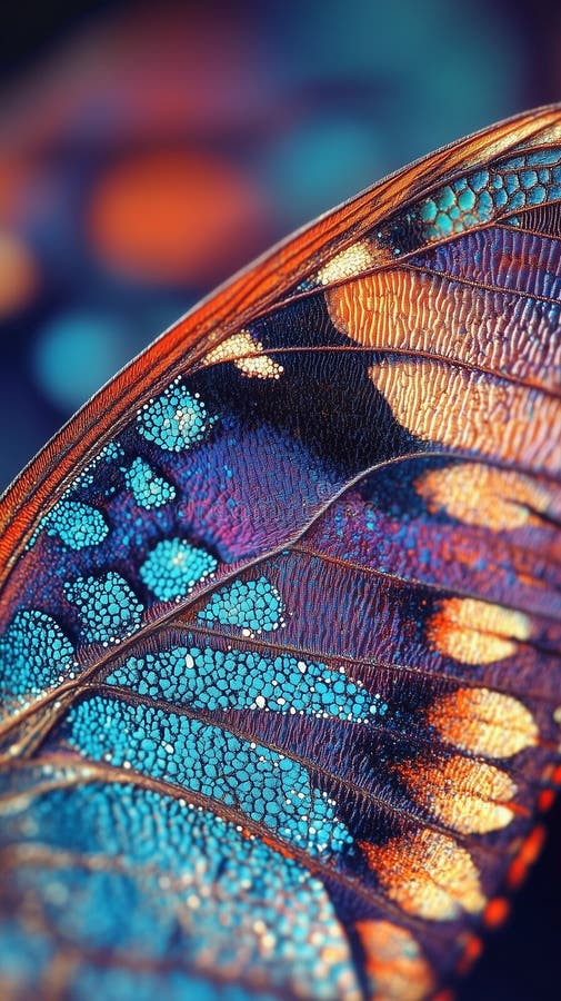 Intricate Butterfly Wing Close-Up: Exploring Nature S Microscopic ...