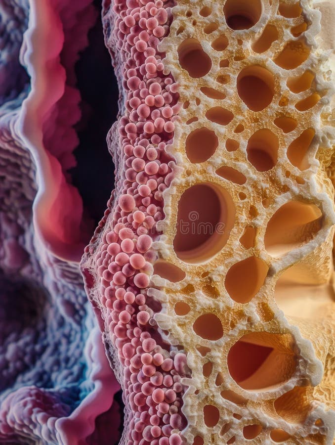 Intricate Cellular Structure Stock Image - Image of microscopic ...