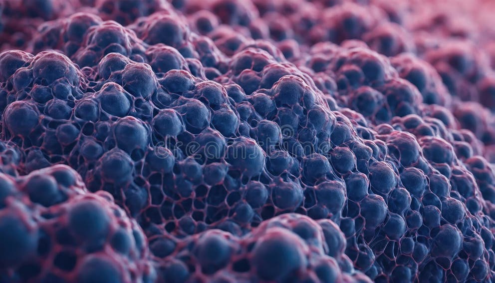 Intricate Cellular Structure Showcasing Vibrant Patterns and Textures ...