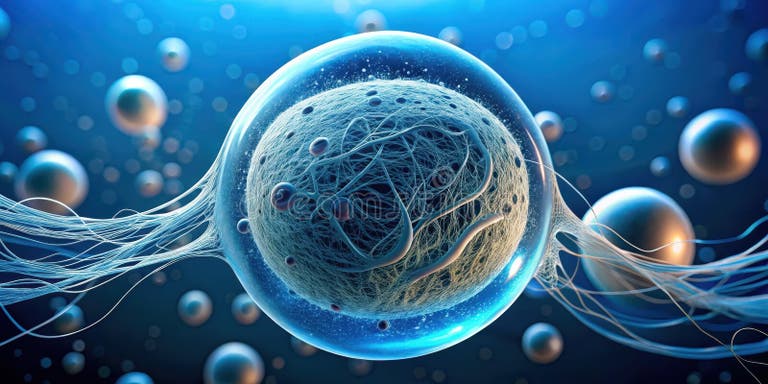 Intricate Cellular Structure within a Transparent Sphere ...