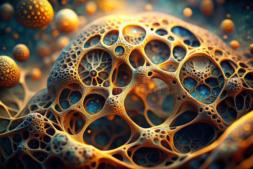 Intricate Cellular Structure Unveiled a Mesmerizing CloseUp Exploration ...