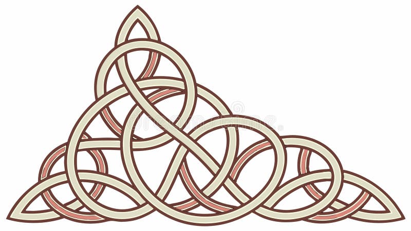 Intricate Celtic Knot Design, Ancient Interconnected Symbol, Vector ...