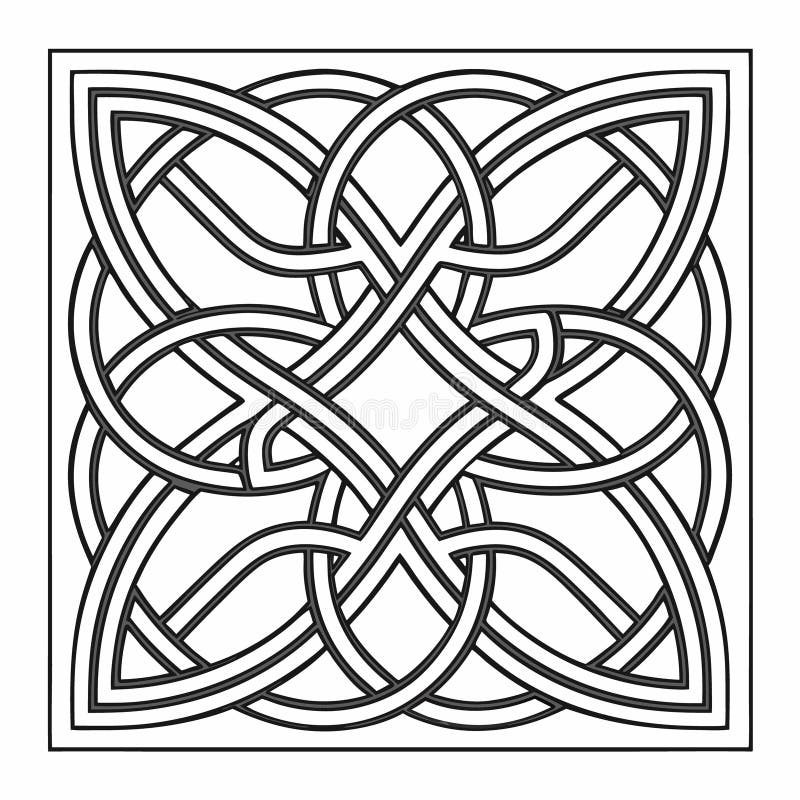 Celtic Knot Border Square