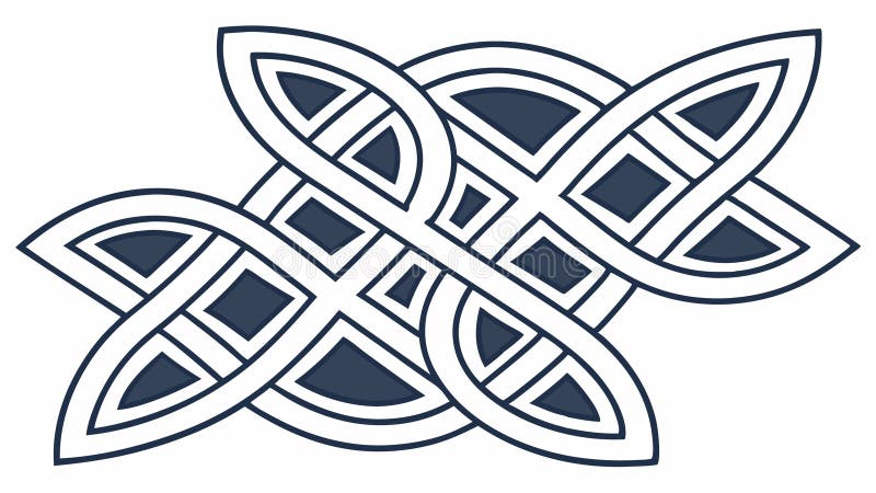 Intricate Celtic Knot Pattern, Traditional Symbolic Design, Vector ...