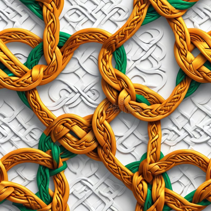 Intricate Celtic Knot Seamless Pattern Background Versatile Design ...