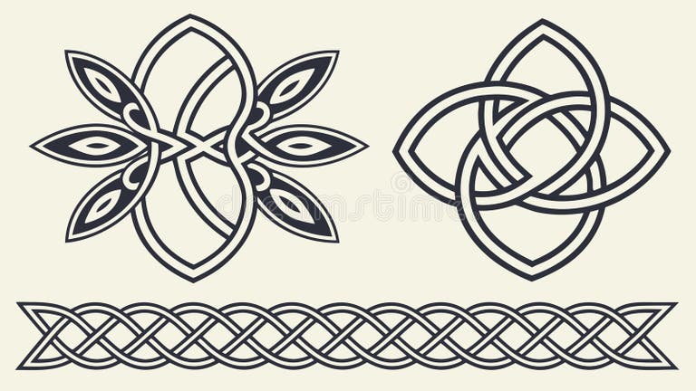Classic Celtic Knots Stock Illustrations – 313 Classic Celtic Knots ...