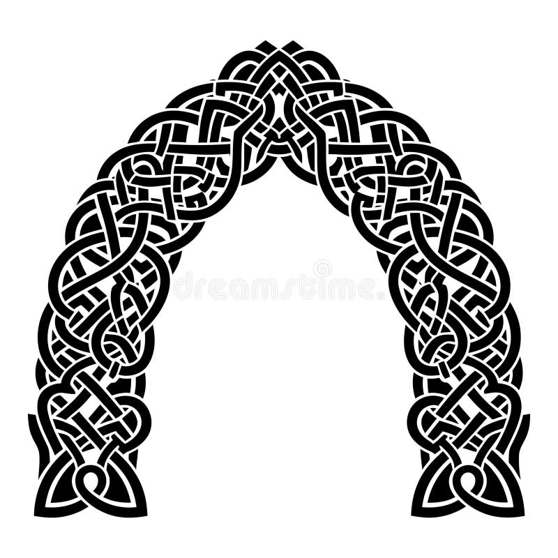 Knotwork Arch Stock Illustrations – 14 Knotwork Arch Stock ...