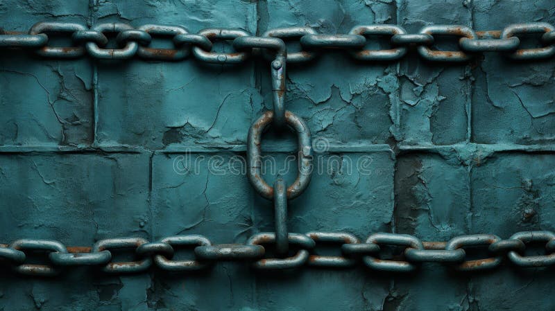 Intricate Chain Link Design with Rich Tones and Complex Patterns. High ...