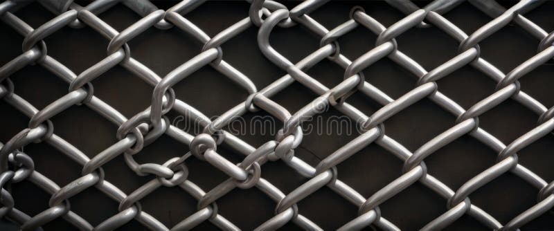 Intricate Chain Link Pattern Stock Image - Image of robust, dense ...