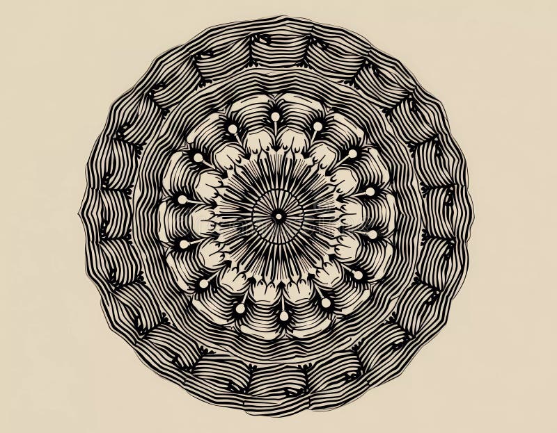 An Intricate Circle Pattern Tile Reveals a Captivating Design of ...