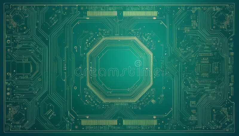 Intricate Circuit Board Design Stock Photo - Image of tech, computing ...
