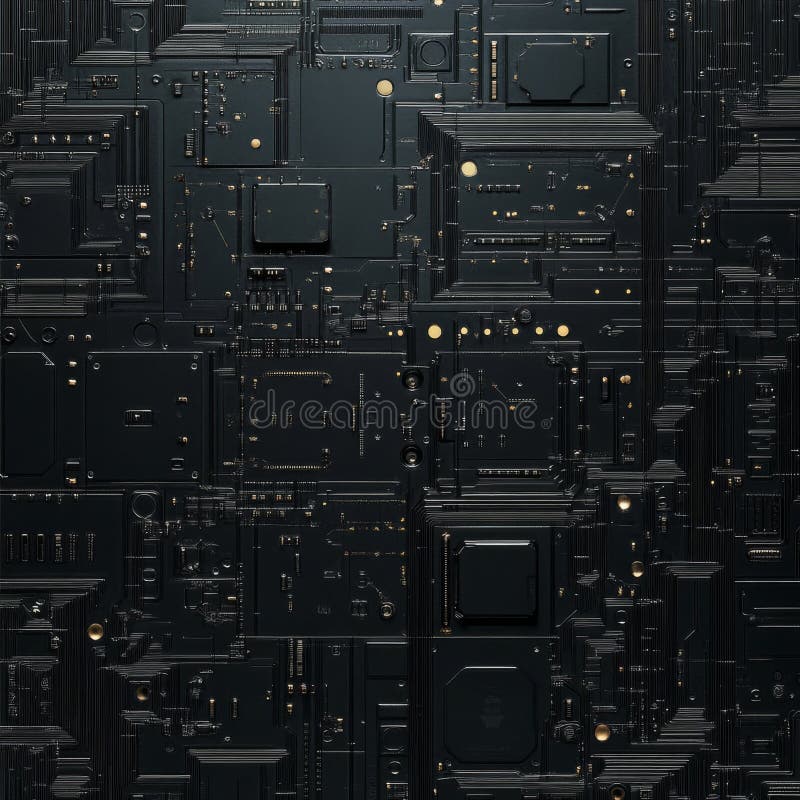 Intricate Circuit Board Pattern Geometric Designs Stock Photos - Free ...