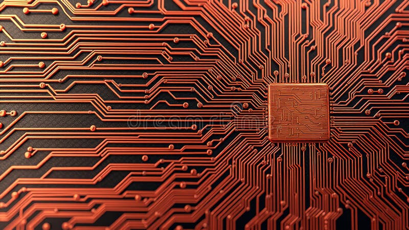 Intricate Circuit Board Pattern a Stunning Visual Representation of ...