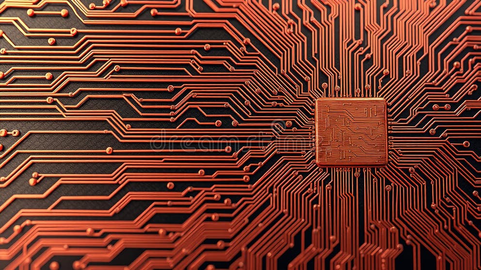 Intricate Circuit Board Pattern a Stunning Visual Representation of ...
