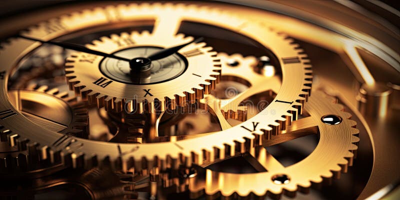 The Captivating Allure of a Clock S Intricate Gear Arrangement ...