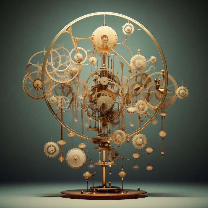 Intricate Clockwork Image: a 3d Illustration Art Inspired by Olafur ...