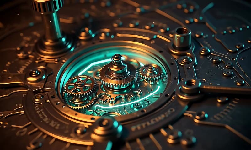Intricate Clockwork Mechanism Stock Footage - Video of electricity ...