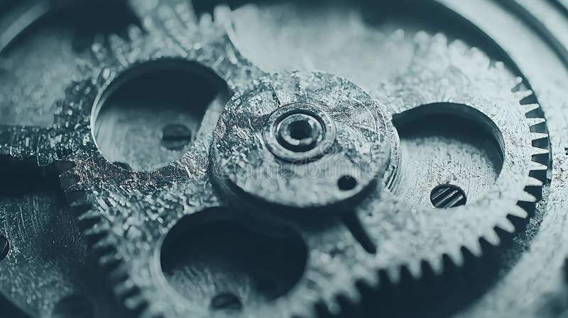 Intricate Clockwork Mechanism: a Detailed Look at Interlocking Gears ...
