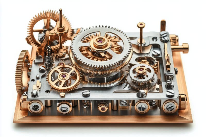 Intricate Clockwork Mechanism Showcasing Precision Engineering and ...